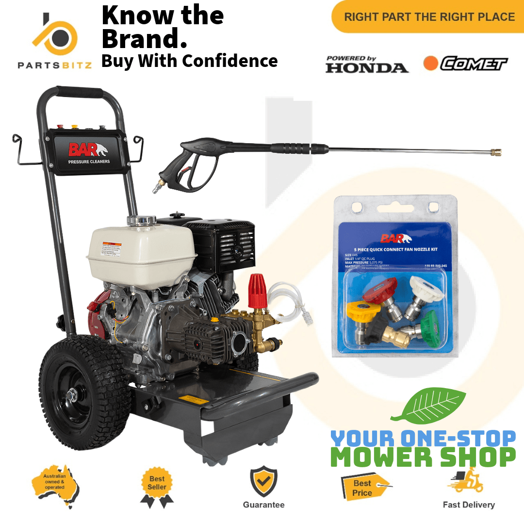 Petrol Pressure Cleaner Honda With Comet Pump 4,200 PSI @ 15 L/min ...